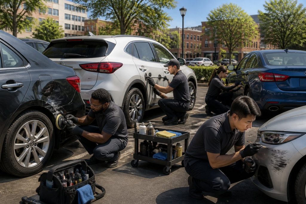 Parking Lot Damage Repair in Alexandria, VA: Dents, Scratches, and ...